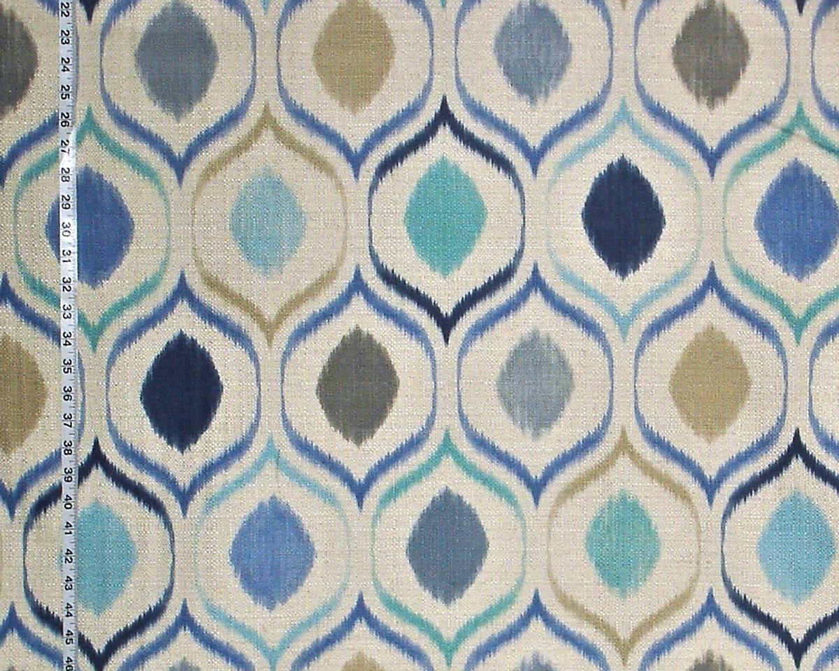 Blue Ikat Pattern